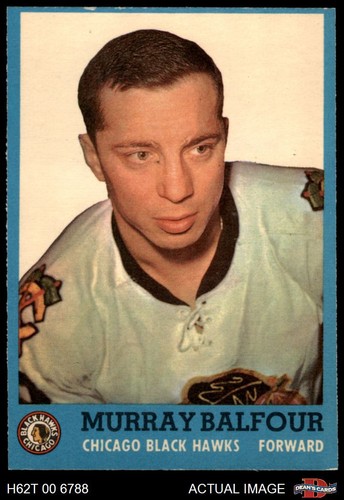 1962 Topps #36 Murray Balfour Blackhawks 5 - EX | eBay