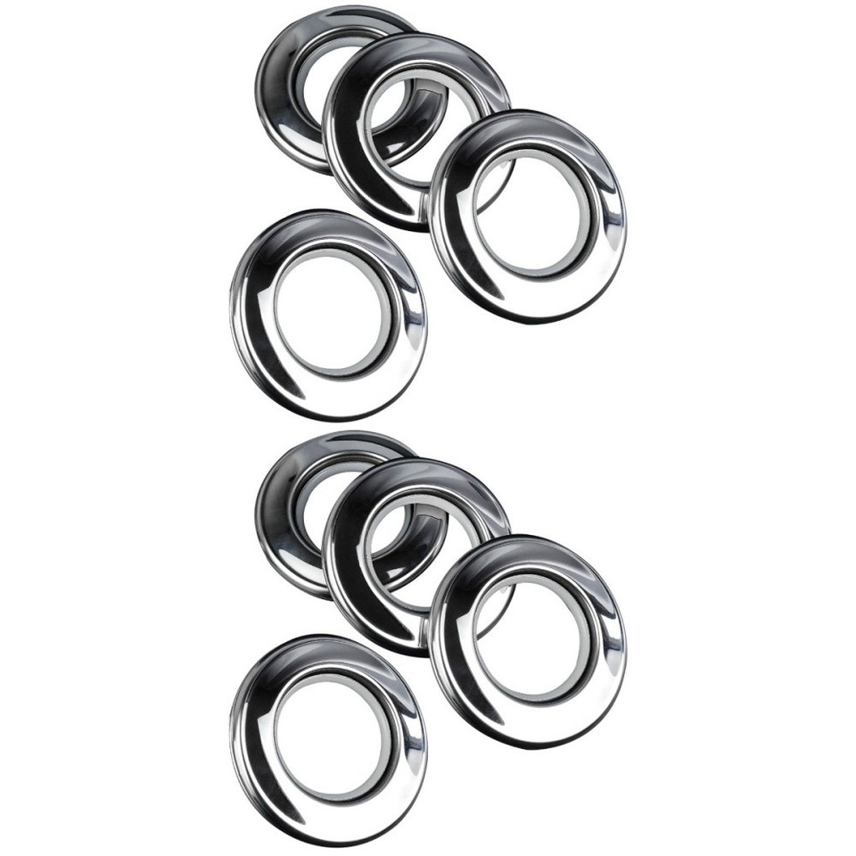 4 Pcs Stainless Steel Roman Ring Curtain Spacers for Eyelet Curtains | eBay