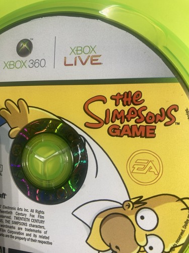 The Simpsons Game Xbox 360 (Microsoft, 2007) CIB w/Manual Tested | eBay