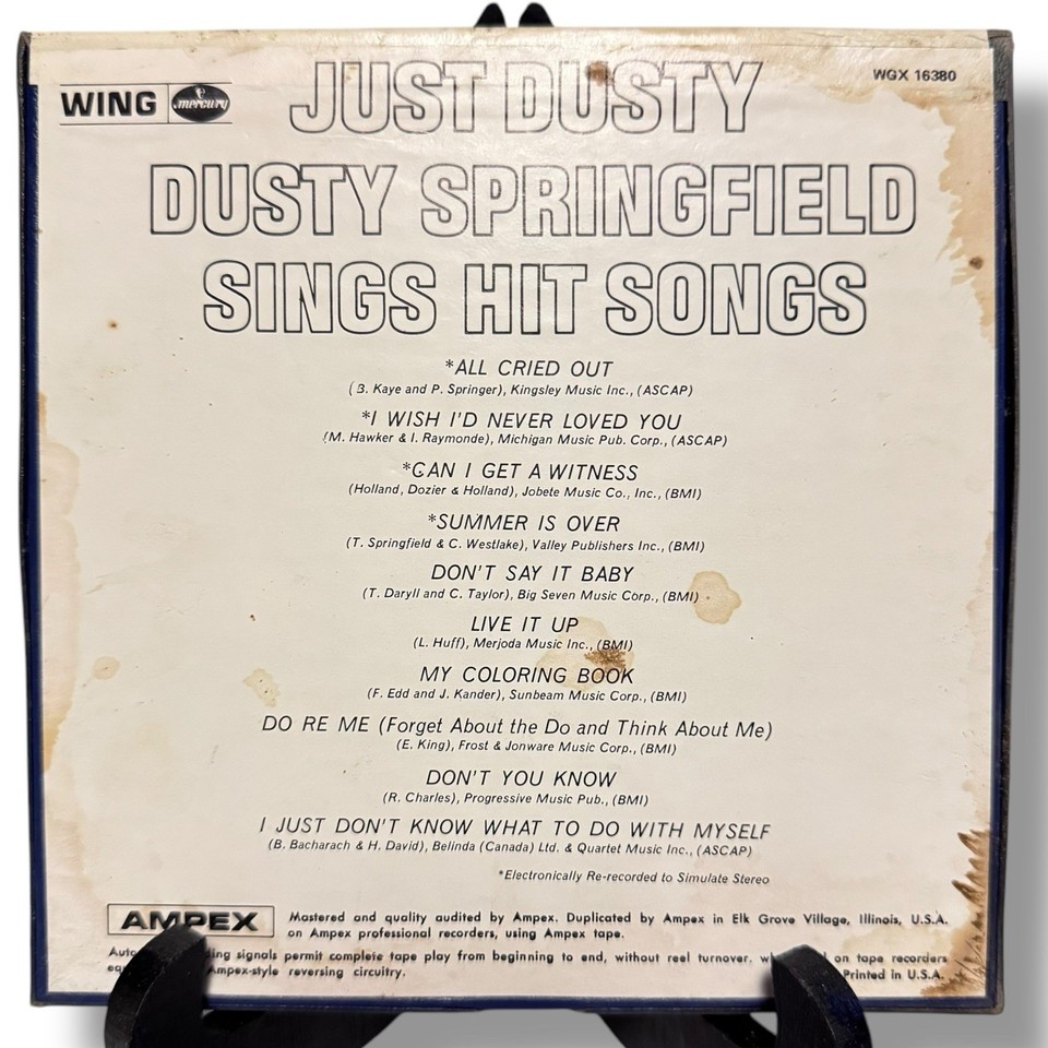 Dusty Springfield Just Dusty Reel To Reel | eBay