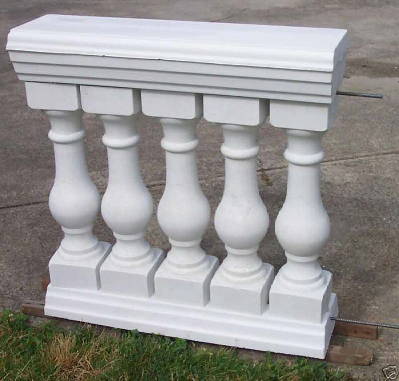Concrete Baluster Railing 13 Piece Mold Set | eBay