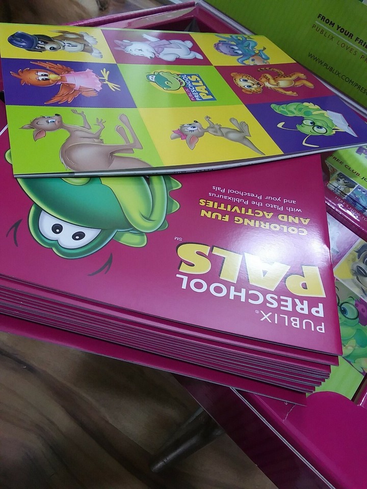 Publix Preschool Pals Teachers Activity Book Set | eBay