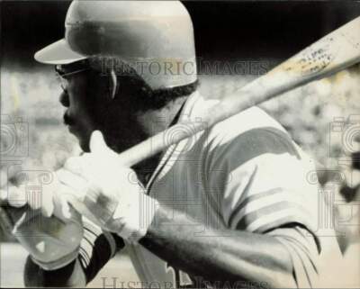 Press Photo Mitchell Page, Outfielder, Oakland Athletics Baseball Team ...