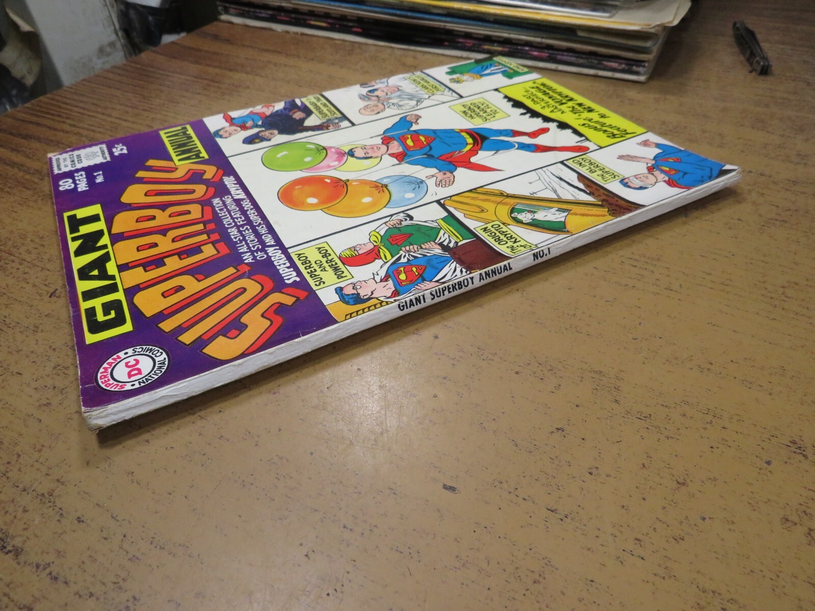 DC COMICS GIANT SUPERBOY ANNUAL #1 SUMMER 1964 80 PAGES | eBay