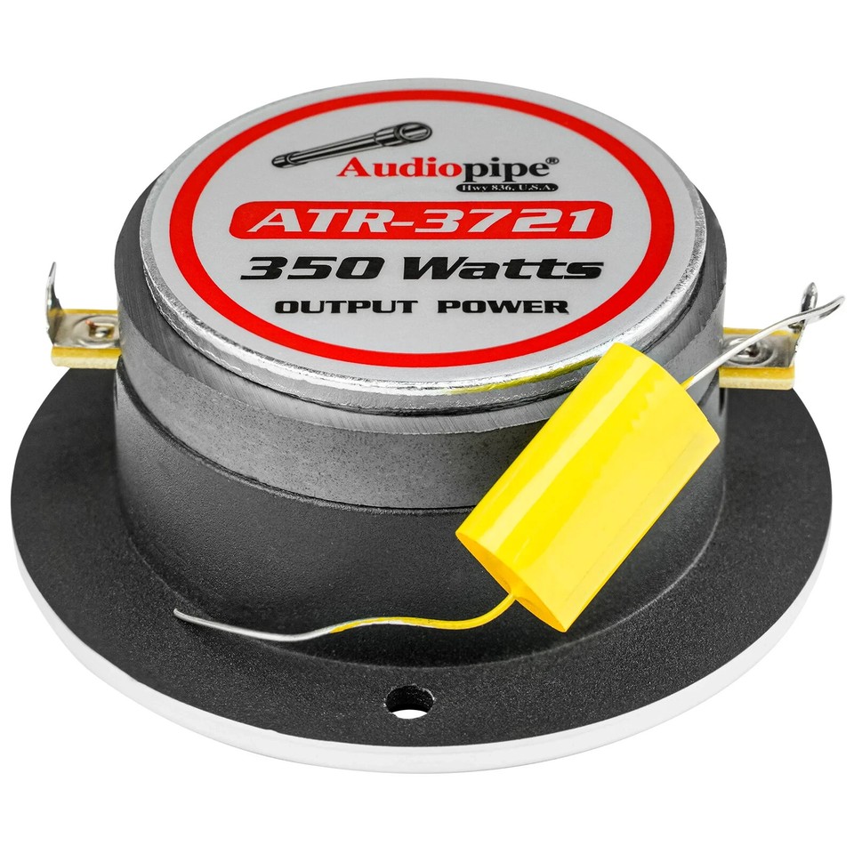 1-Pair Titanium Horn Bullet Tweeters 175W 4 - 8 Ohm w/ MDF Tweeter ...