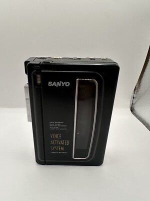 Sanyo Cassette Tape Recorder M1118 Voice Activated System VAS, Pre ...