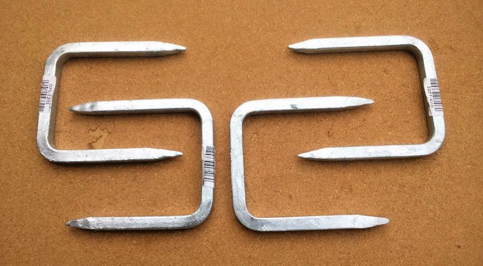 4 flake gate staples gate fittings fencing farm wooden gates stables ...