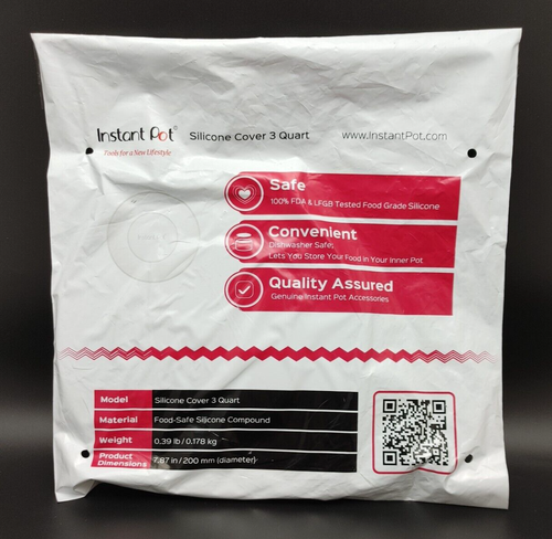 Instant Pot Silicone Cover 3 Quart For Inner Pot 7.87" Diameter ...