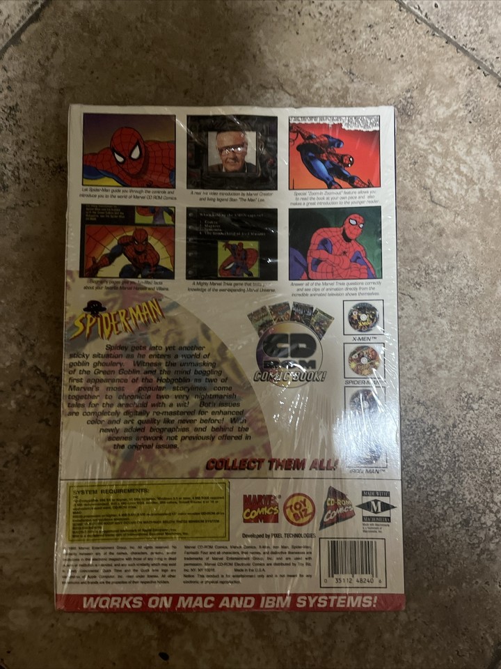 Spider-Man: Interactive CD-ROM Comic Book (Windows/Mac, 1995 ...