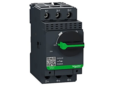 GV2L22 Motorabschalter 9/11kW 230-690VAC DIN Überstromauslöser: 25A ...