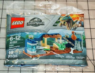 LEGO 30382 Jurassic World Baby Velociraptor Pen Polybag Mini Dinosaur ...