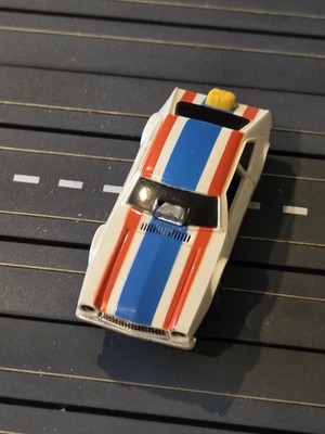 Vintage 1973 Tyco Pro Super Pinto HO Slot Car White Blue Red WORKING | eBay