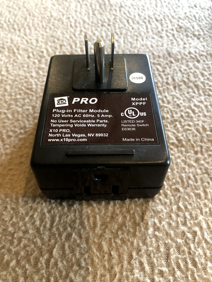 X-10 Home Automation Lot (filter, computer & powerline interface, lamp ...