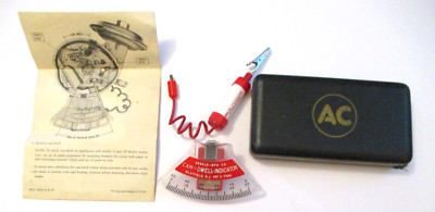 VINTAGE 1959 AC CAM DWELL INDICATOR ~ RAT ROD HOT ROD MUSCLE CAR TOOL ...
