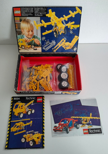 Lego Technic 8034 set complet avec boite et notice Vintage 90 | eBay