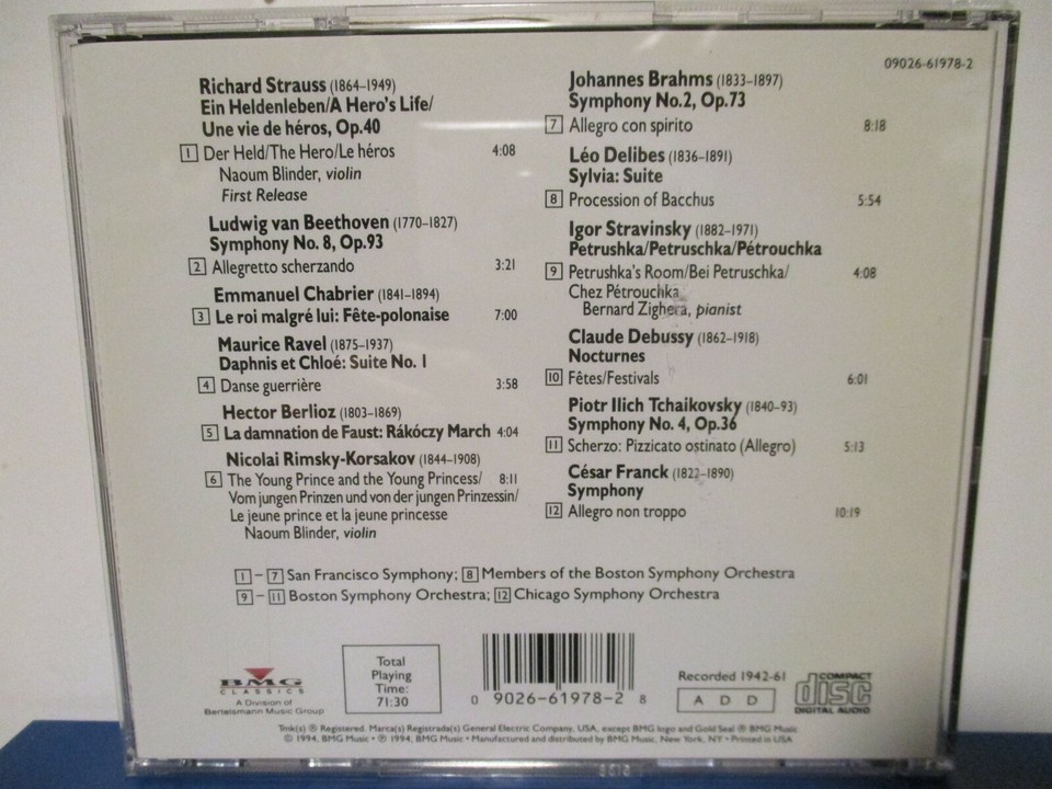 Highlights From Pierre Monteux Edition - CD - MINT condition - E20-1319 ...