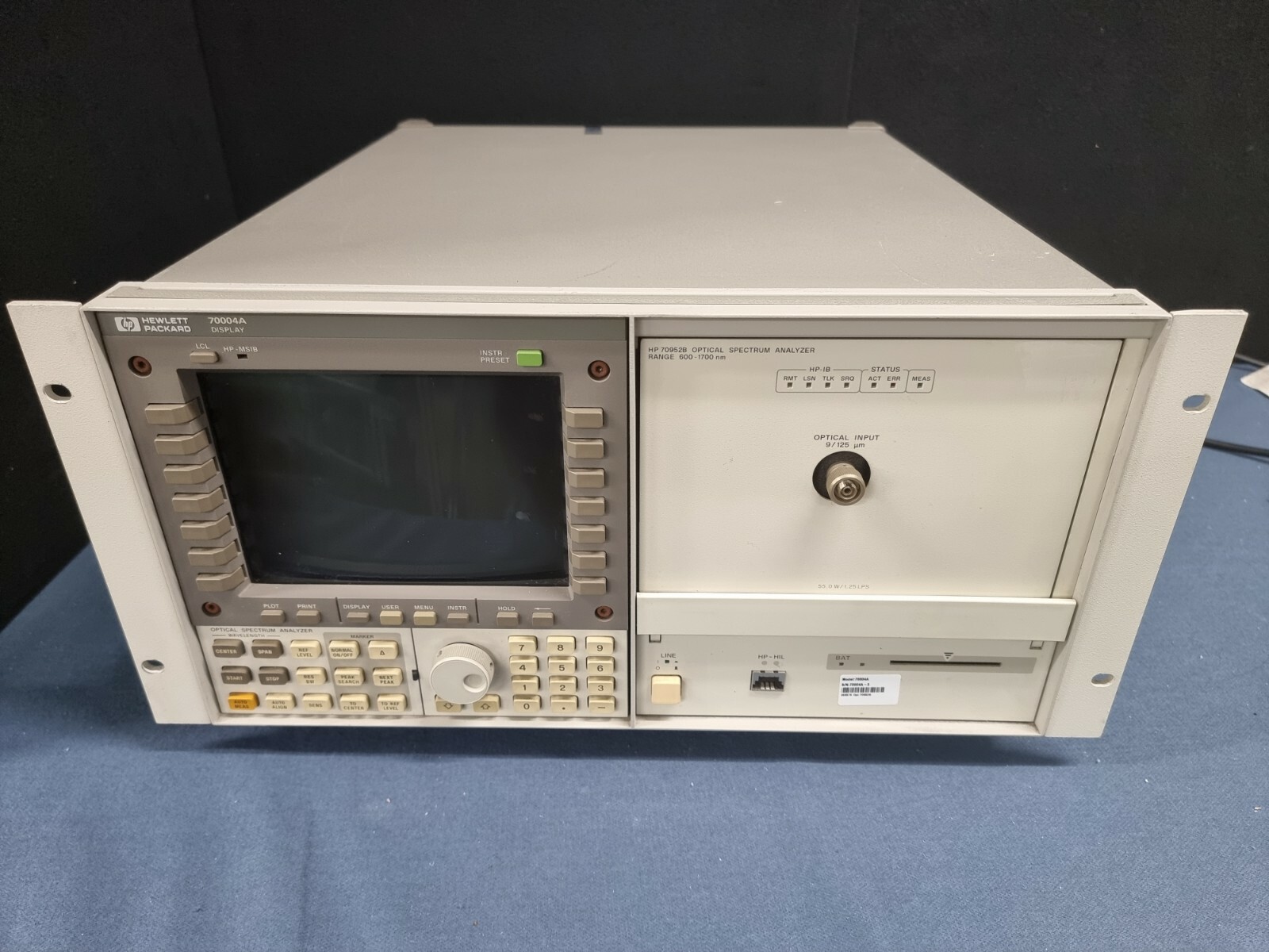HP 70952b 70004a Optical Spectrum Analyzer OSA for sale online | eBay