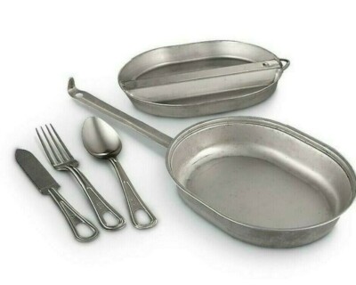 USGI Mess Kit with Utensils Stainless Steel BRAND NEW | eBay