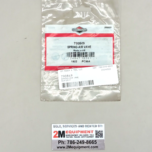 Genuine OEM Briggs & Stratton Part # 790849 Air Vane Choke Spring | eBay