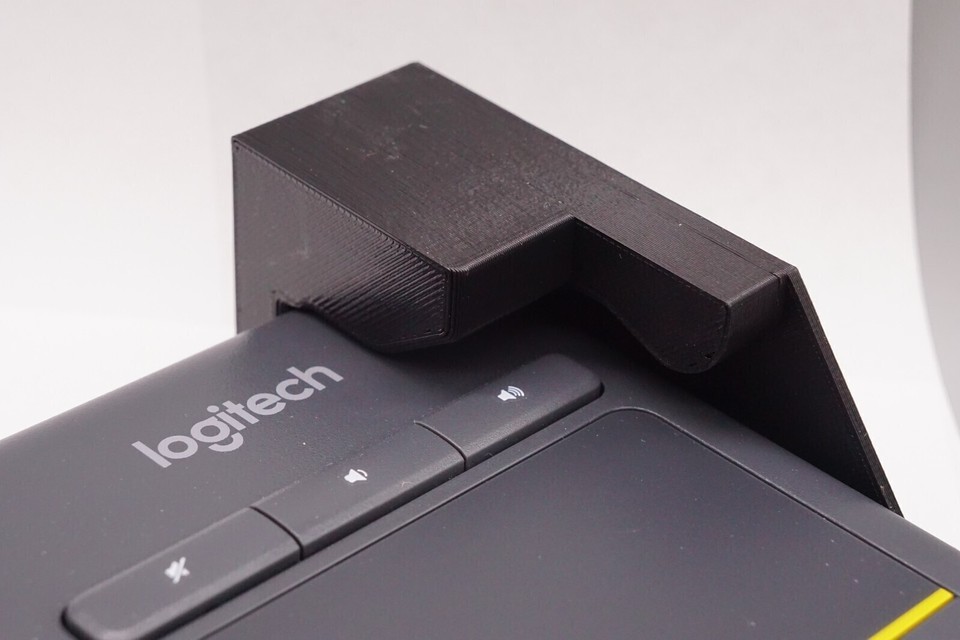 Wall Mount and Angled Holder Dock for Logitech K400+ Wireless Keyboard ...