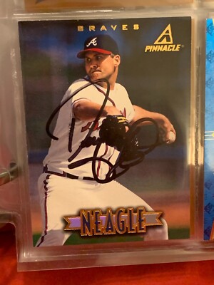 DENNY NEAGLE AUTOGRAPHED SIGNED 1997 PINNACLE CARD BRAVES COA | eBay