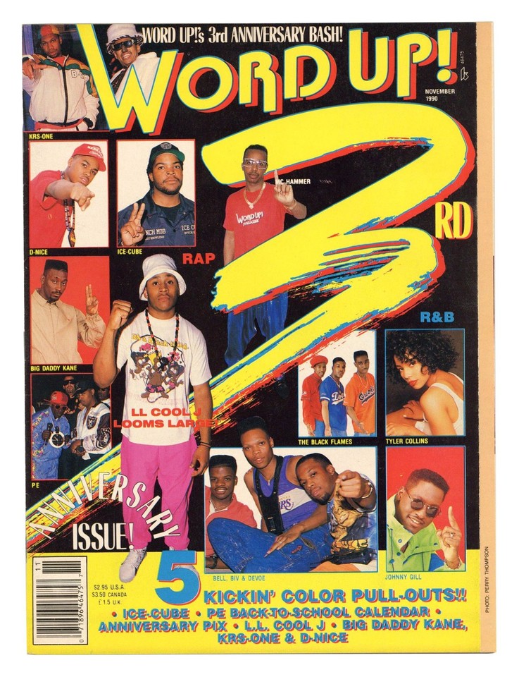 WORD UP! Magazine ~ 7 Early Issues ~ 1990-1992 ~ HIP-HOP Teen Culture ...