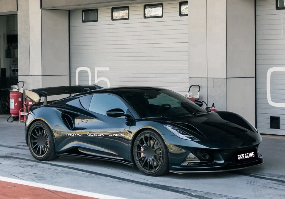 For 2023-2024 Lotus Emira Dry Carbon Fiber GT4 Style Rear Trunk Lip ...