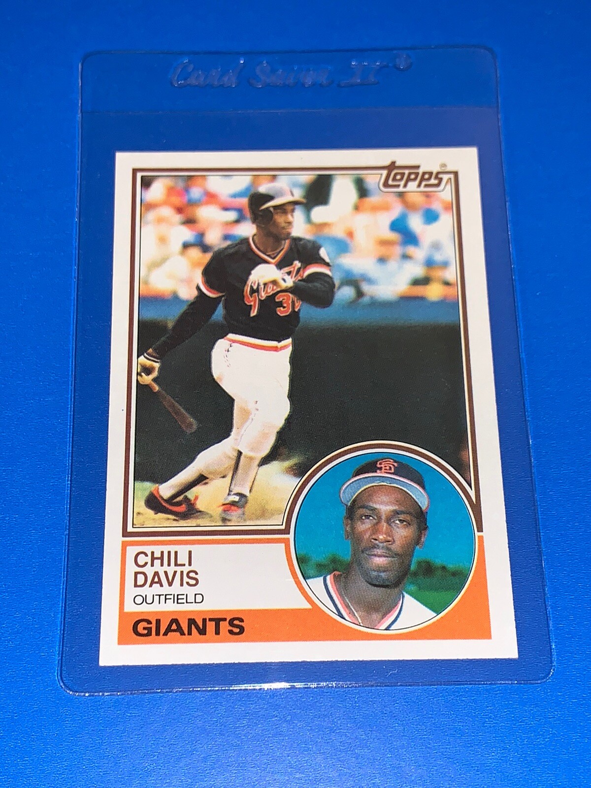 1983 Topps Chili Davis Baseball Card #115 San Francisco Giants Set ...