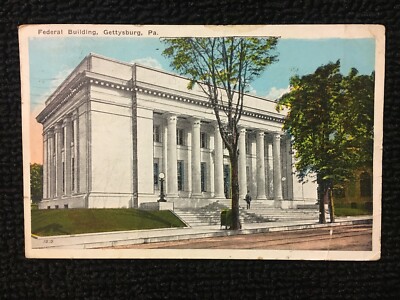 Federal Building, Gettysburg, Pa. Vintage Postcard | eBay