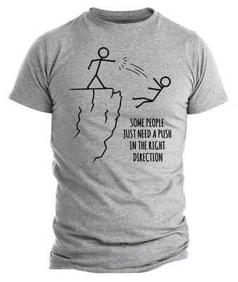 Funny Stick Figure Quote T-Shirt Rude Sarcasm Humor T-shirt | eBay