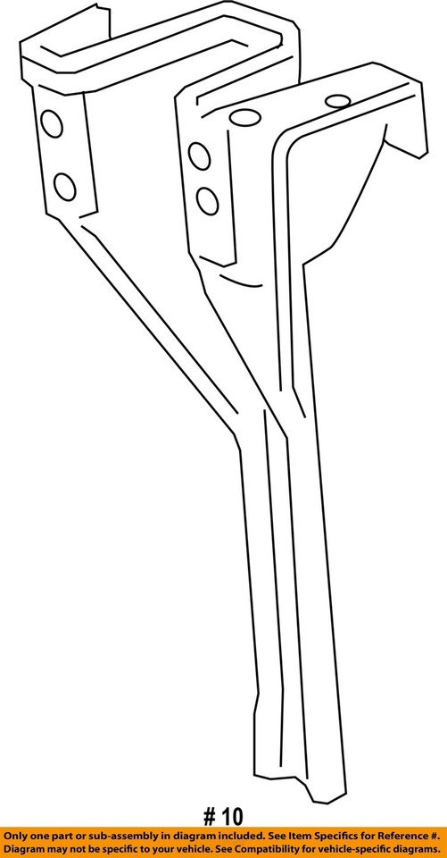 GM OEM 06-16 Impala Limited Hood Hood Components-Lock Support 25834168 ...