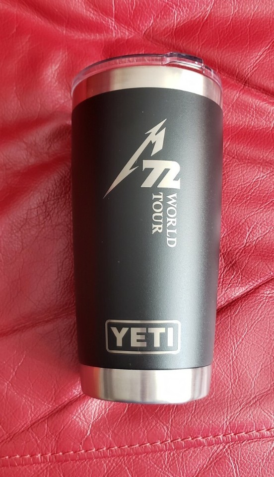 METALLICA M72 World Tour Black YETI 20oz Tumbler Rambler Pop-Up Store ...