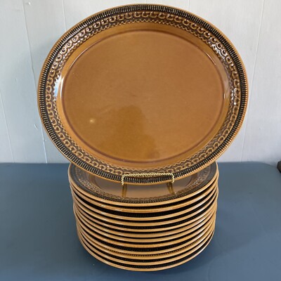 VTG 13 Pcs. Franciscan Earthenware Creole Dinner Plates & Oval Serving ...