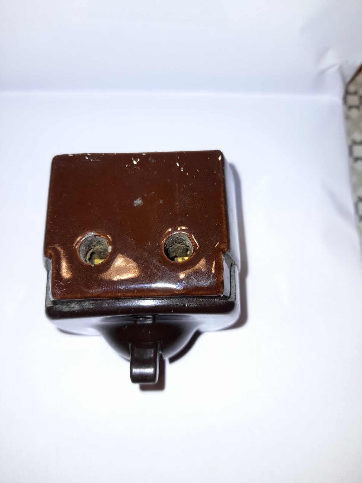 Vintage Britmac Bakelite/vitreous Light Switch With 2 Pin Mains Plug ...