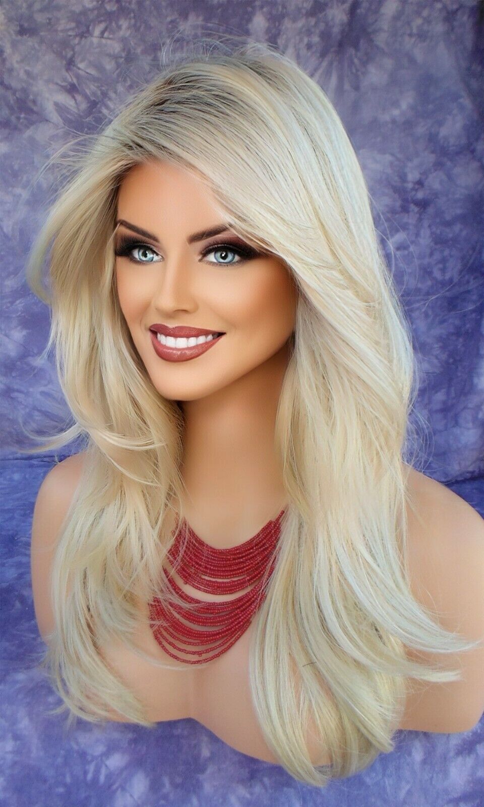"ANGELICA" COLOR CHAMPAGNE R NORIKO WIG HYBRANT/GRADIENT NIB CUTE SEXY ...