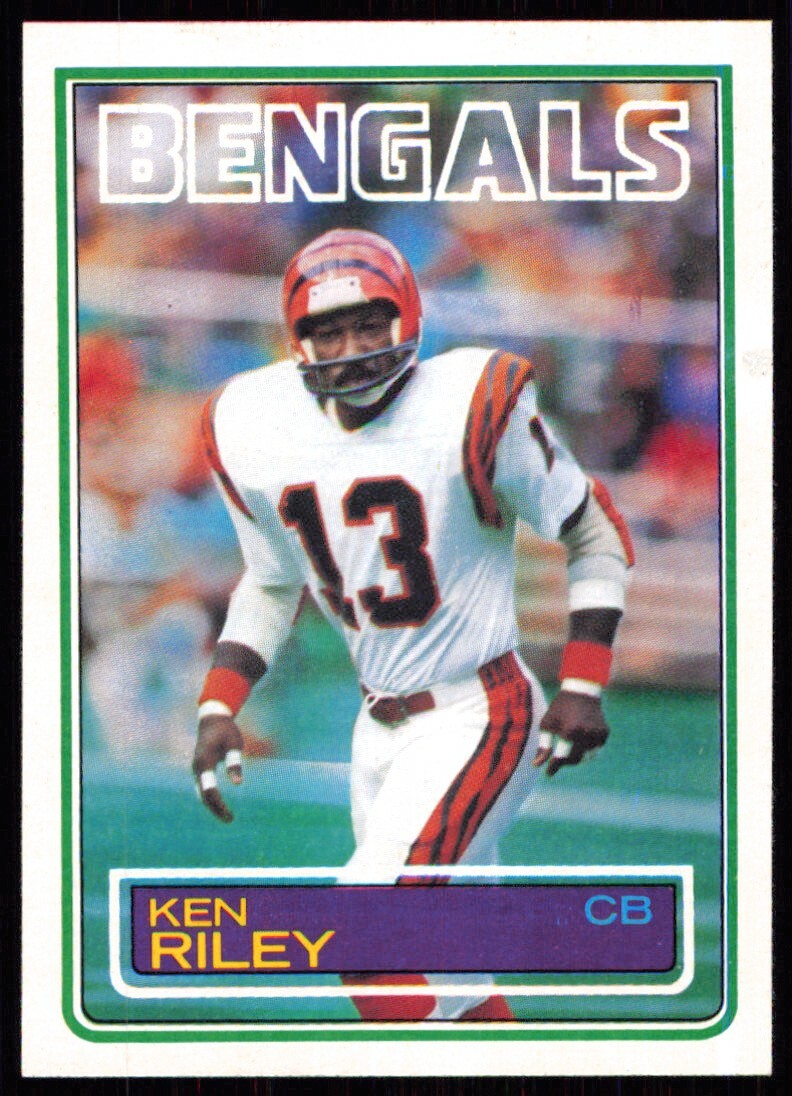 1983 Topps Ken Riley Cincinnati Bengals #241 | eBay
