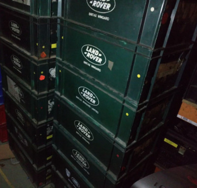 Land Rover Heavy Duty Storage Box Container Tub 60x40x25cm Garage Boxes ...