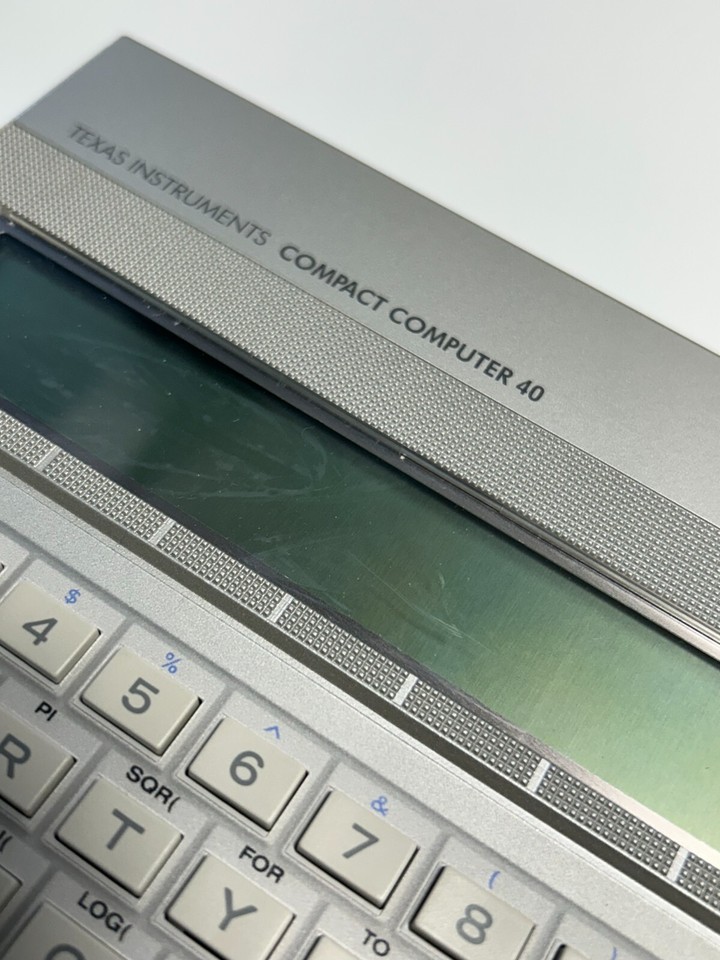 Texas Instruments Compact Computer 40 TI CC40 6K Works Tested Complete ...