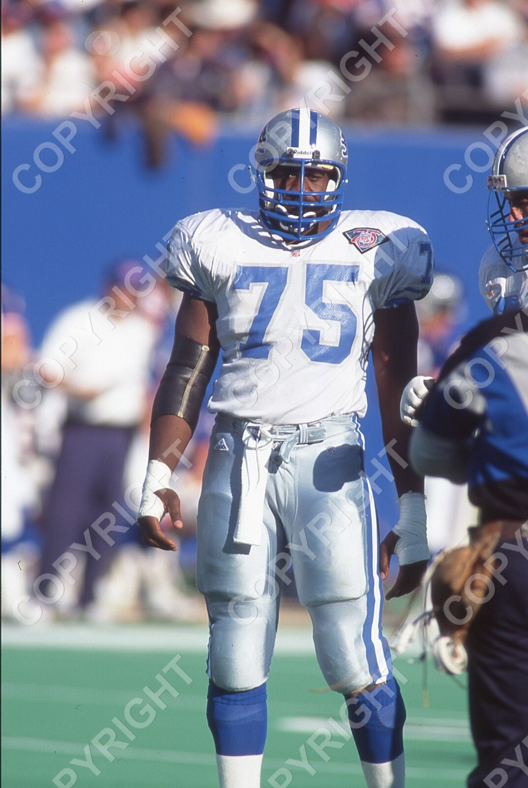 LOMAS BROWN - DETROIT LIONS - Vintage 35mm Football Slide 8.6ga | eBay