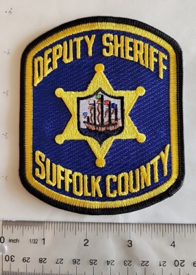 MA Suffolk County Massachusetts Deputy Sheriff Shoulder Patch Free ...