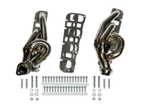 Exhaust Shorty Headers for 03-08 Dodge Ram 1500 2500 3500 5.7 Hemi V8 1 ...