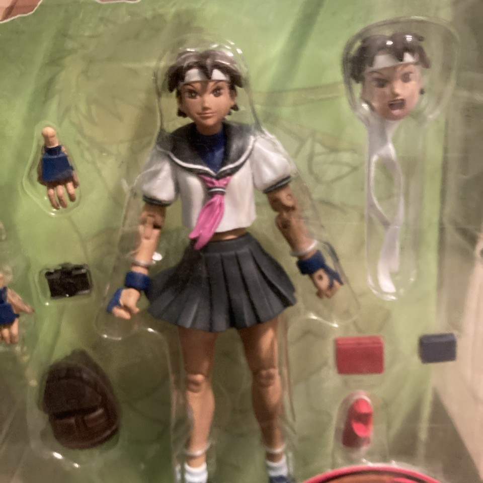 SOTA Toys Street Fighter Sakura Gray Outfit Variant Action Figure NEW ...