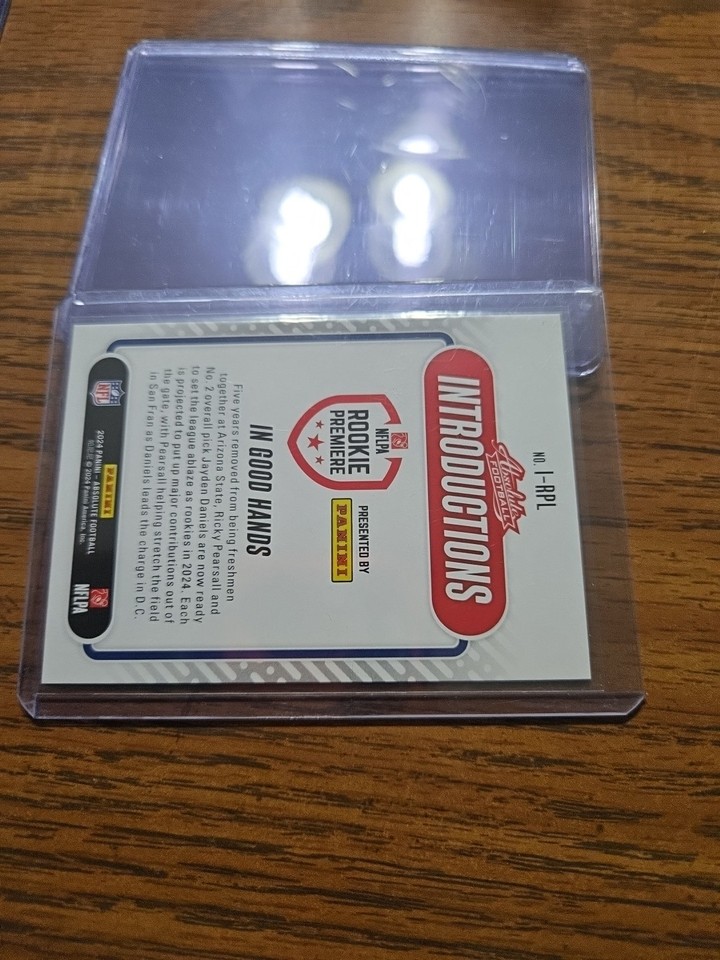 2024 Absolute Introductions Ricky Pearsall #I-RPL High Fiving Jayden ...