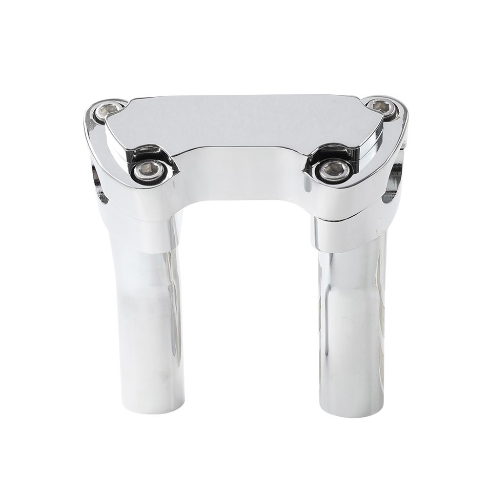 4" Tall Pullback Handlebar Riser 1" Clamp Fit Harley Tour Super Road ...