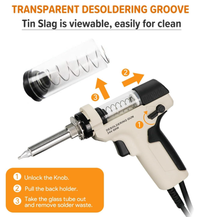 Pro Digital Vacuum Desoldering Station Professional Removal Rework ...