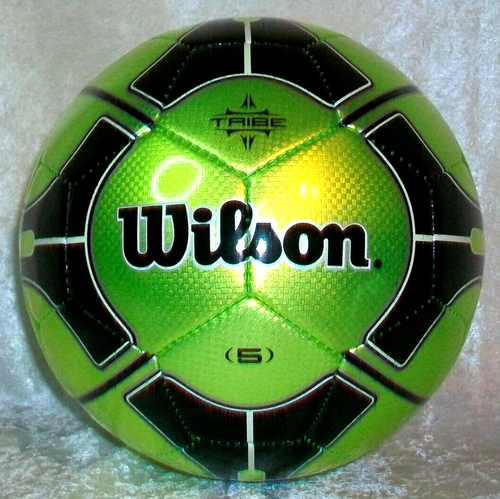 New Wilson Neon Yellow Optic Lime Green Black Tribe Football Soccer ...