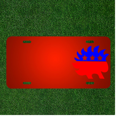Custom Personalized License Plate With Add Names To Libertarian Party ...
