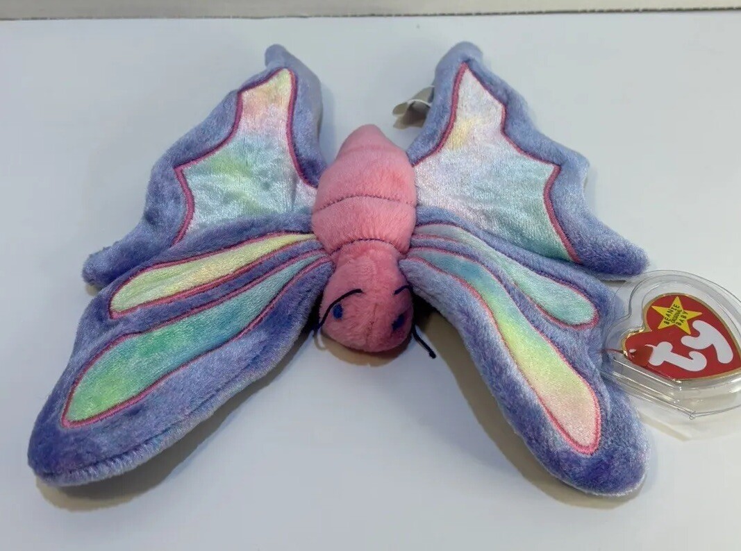 TY Beanie Babie Flitter the Butterfly 8421042555| eBay
