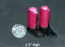 Leather Cowboy BOOTS - Dollhouse Miniature Crafts 1 12 Scale for sale ...