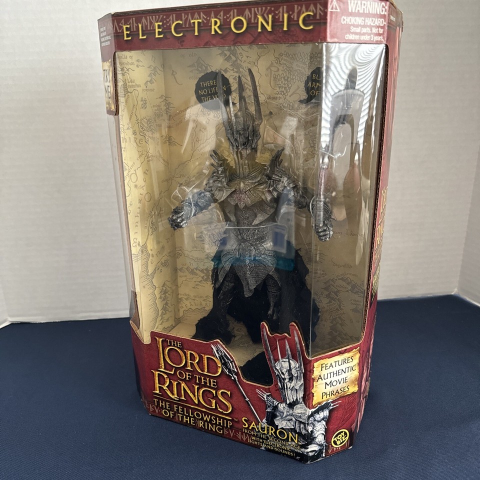 ToyBiz The Lord of the Rings SAURON Electronic Talking 12" Figure 2001 ...